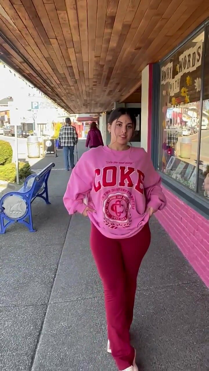 Public Titty Flash Downtown