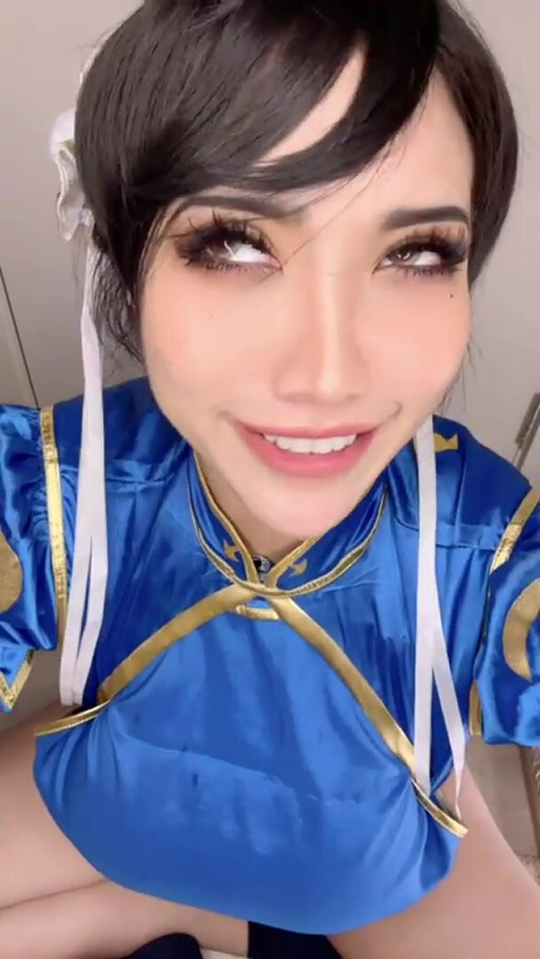 Chun Li Loses Now She Has To Suck Cock And Get Covered In Cum Happy Halloween